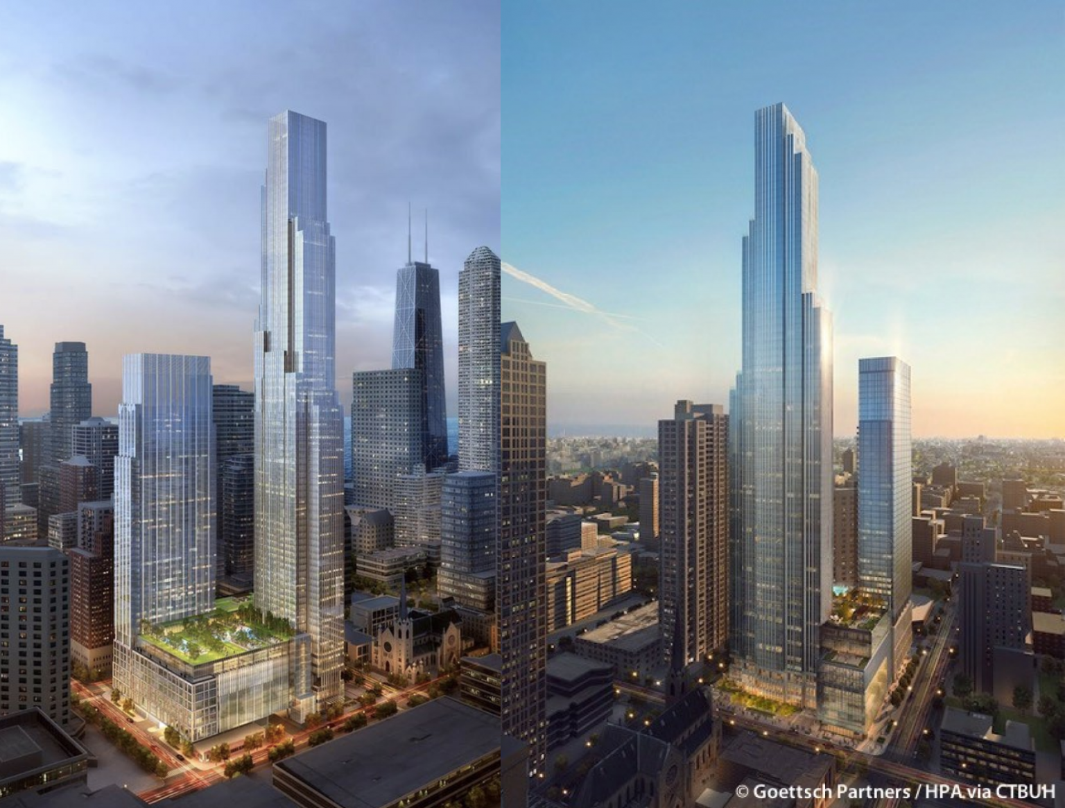 River North's One Chicago Square is Now One-Third Complete - Chicago YIMBY