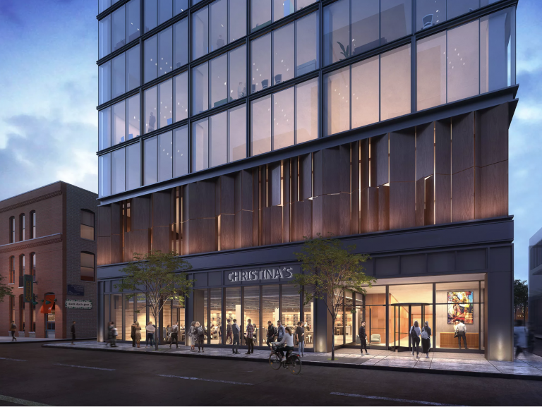 Exterior Work Complete at 215 N Peoria Street (aka Fulton East) in ...