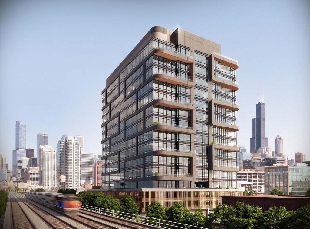 400 N Aberdeen Street, aka Fulton Labs, Rises near Fulton Market ...