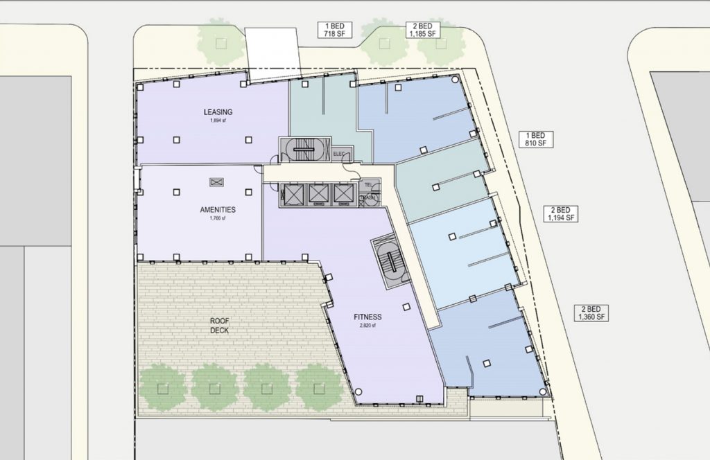 Renderings Revealed for Mixed-Use Tower at 1130 N State Street in the ...