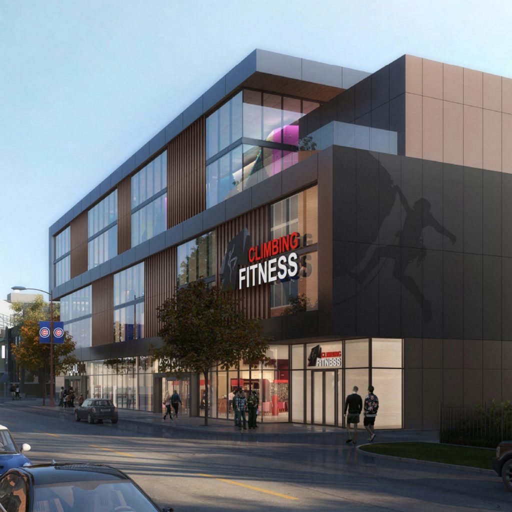 Four-Story Commercial Building at 1111 W Addison Street Nears ...