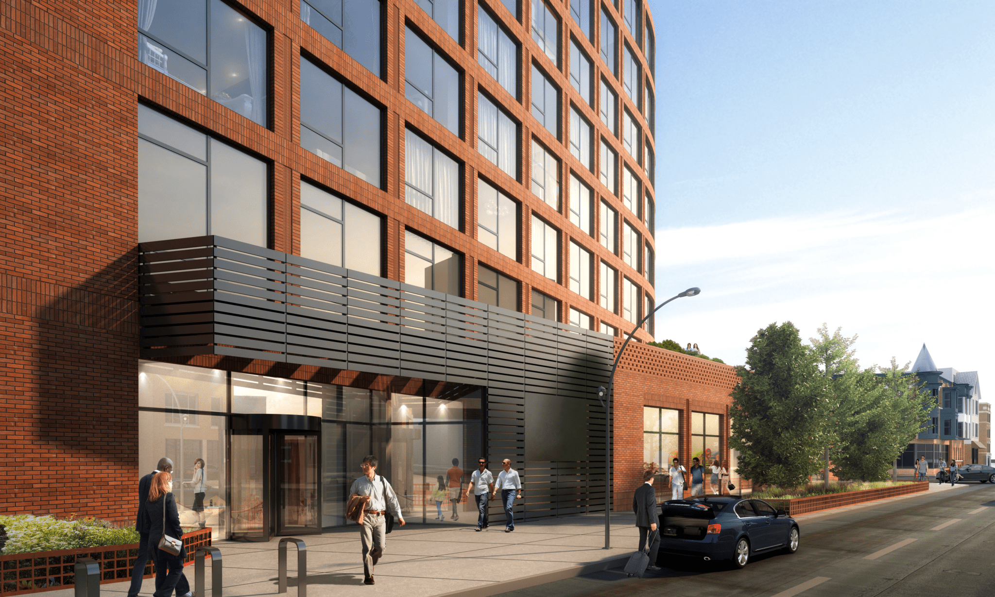 Panorama Chicago's Exterior Nearly Complete in Lake View - Chicago YIMBY