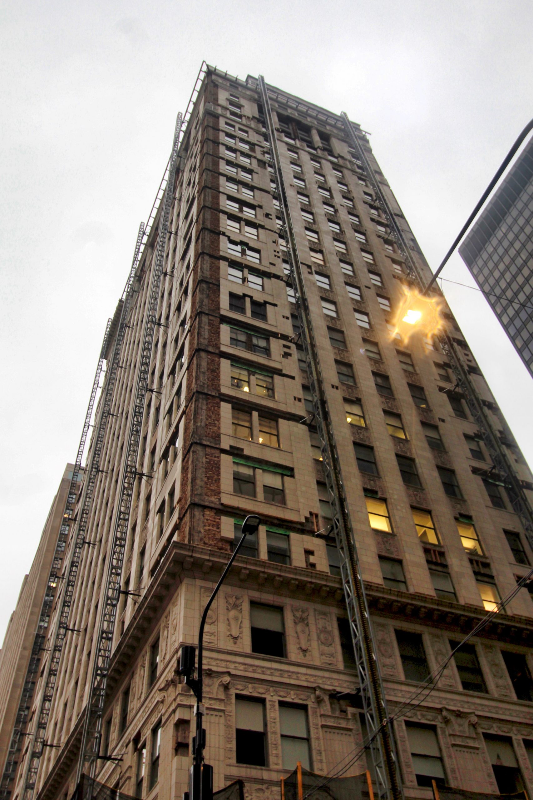Restoration Underway of Old Republic Building's Exterior in The Loop ...