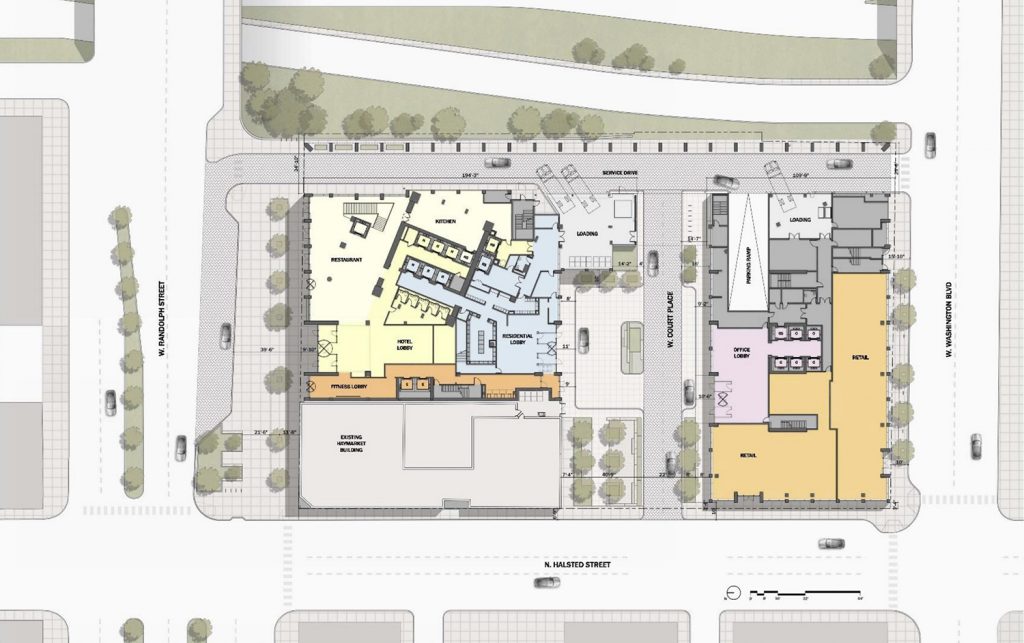 Approved Two-Tower Development at 725 W Randolph Street Takes 13th Spot in Chicago’s Tallest ...