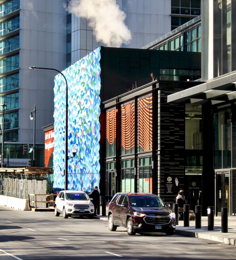 Catalog's Eastern Facade Receives Decorative Cladding at Base of Willis ...