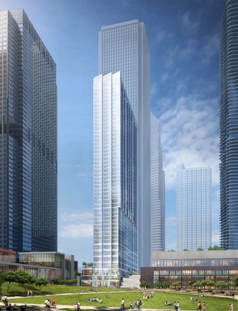 Renderings Reveal Updated Design for Parcel O Tower in Lakeshore East ...