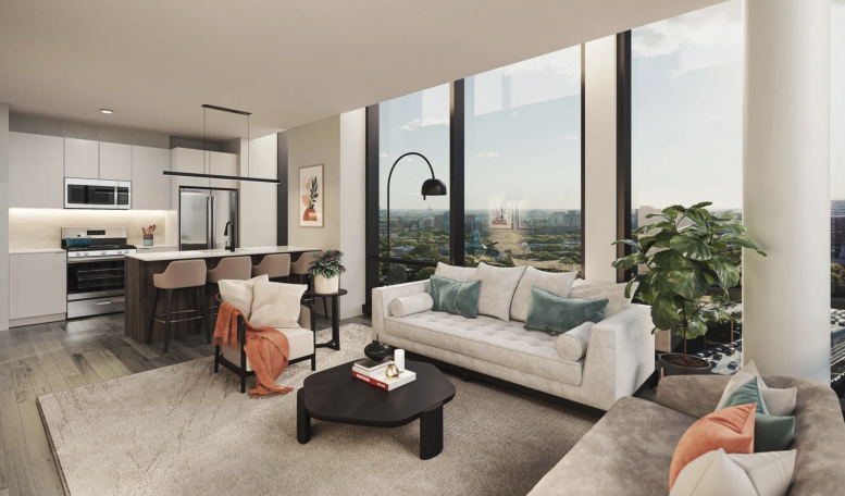 Podium Facade Wraps Up for 1125 W Van Buren Street, aka Avra West Loop ...