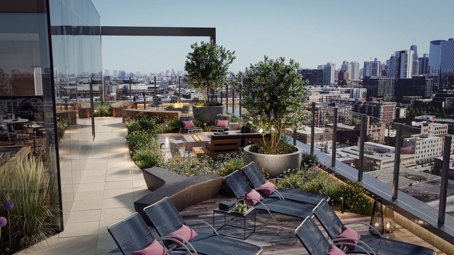 Construction Hoist Comes Down at Avra West Loop - Chicago YIMBY