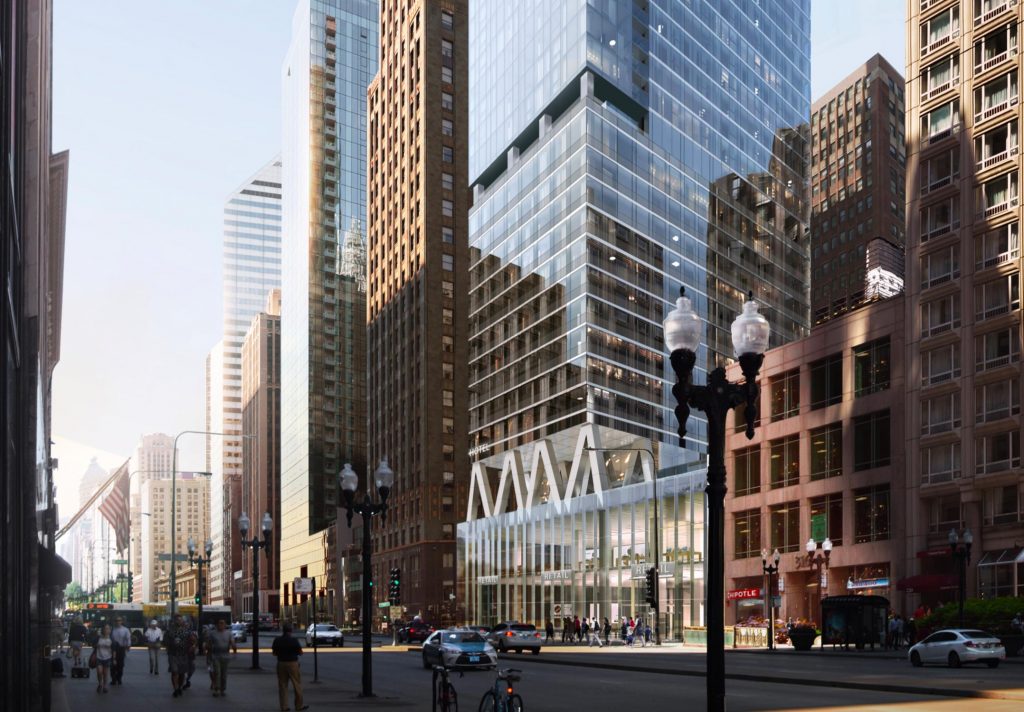 300 N Michigan Skyscraper Nears Completion in The Loop - Chicago YIMBY