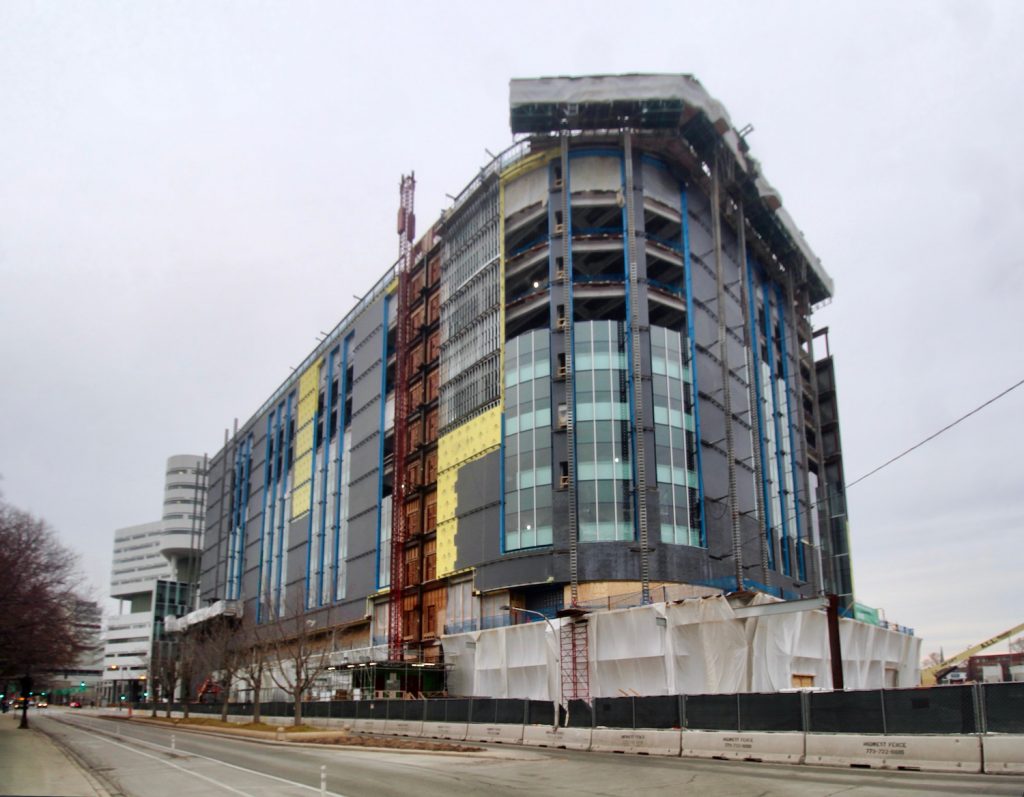 Cladding Installation Progresses for Rush Medical’s Joan And Paul ...