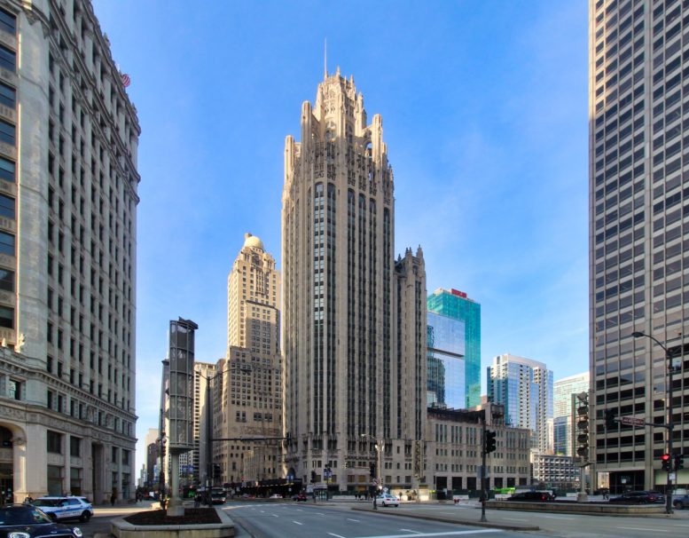 Tribune Tower Conversion Draws Toward Completion Along Magnificent Mile ...