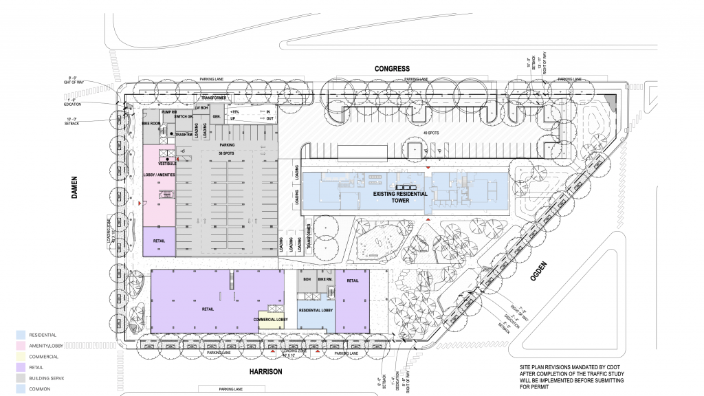 Recladding Continues on Atrio Apartments Renovation in Illinois Medical ...