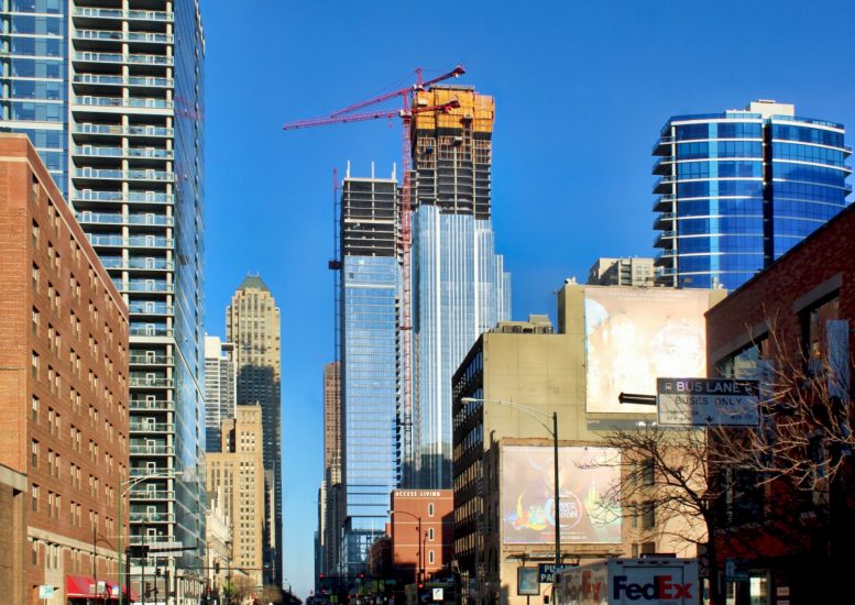 One Chicago Approaching Full Height in River North - Chicago YIMBY