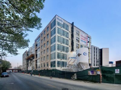 Facade at Triangle Square Nears Completion in Bucktown - Chicago YIMBY
