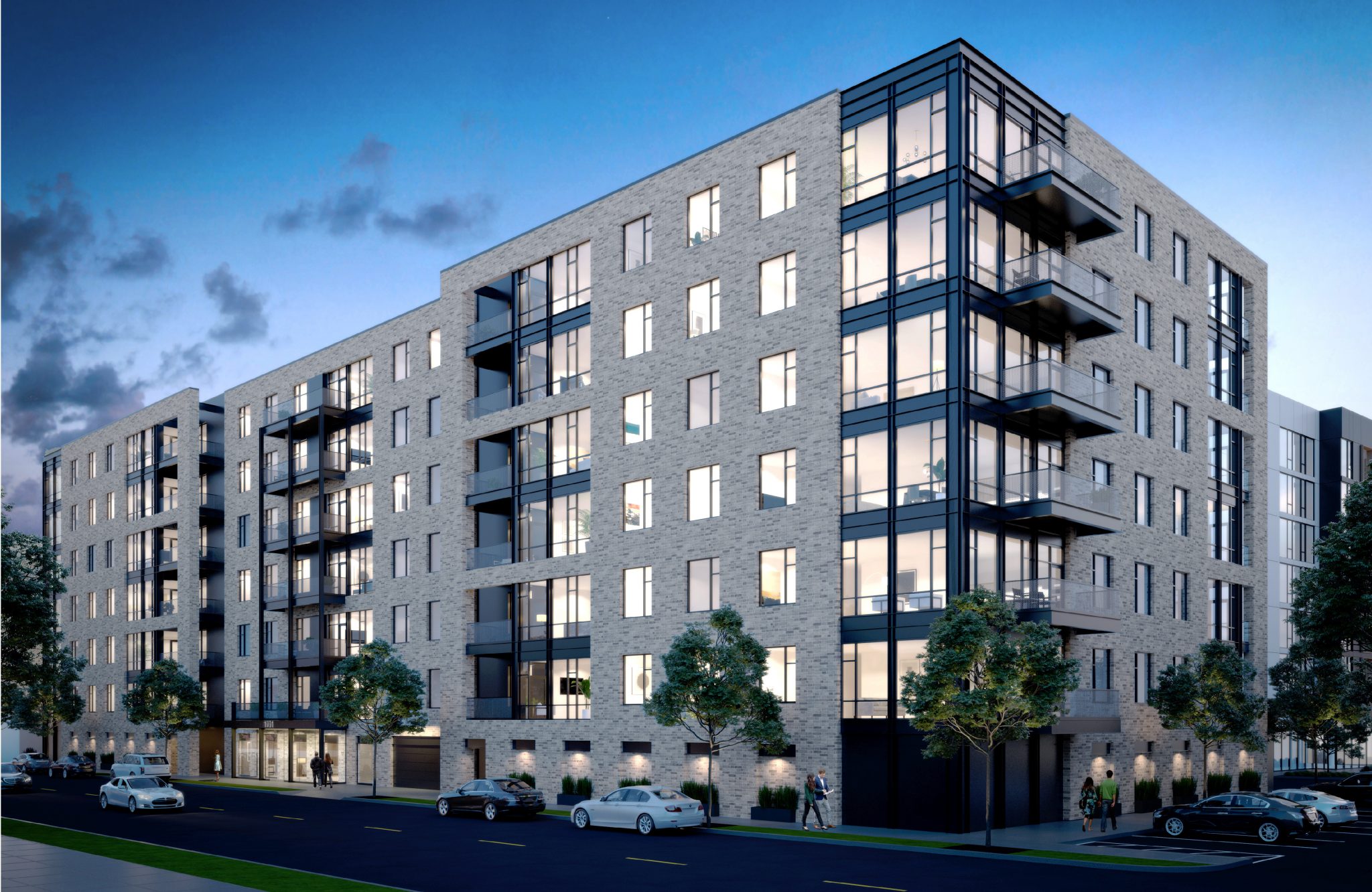 Facade at Triangle Square Nears Completion in Bucktown - Chicago YIMBY