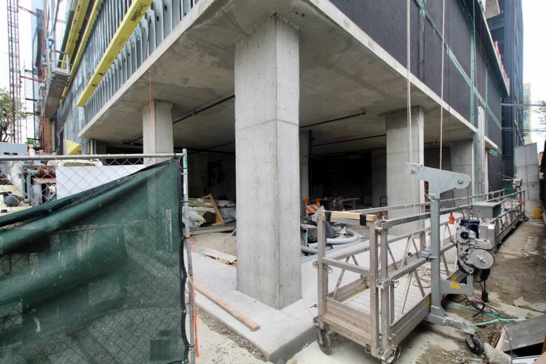 Podium Cladding Underway for The Bentham in River North - Chicago YIMBY