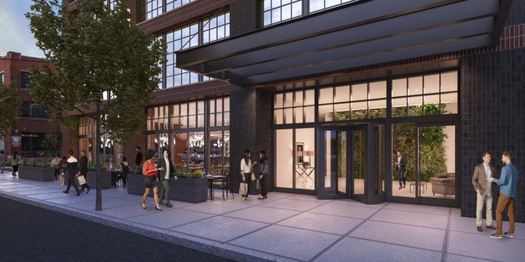 Exterior Construction Wraps Up for 1045 on Fulton - Chicago YIMBY