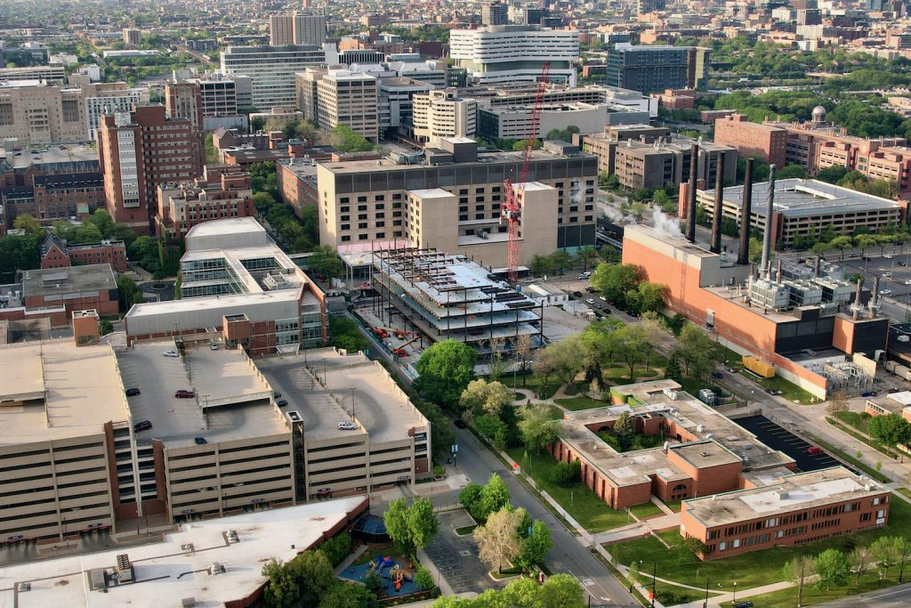 Structural Work Reaches Full Height for UI Health Outpatient Surgery ...