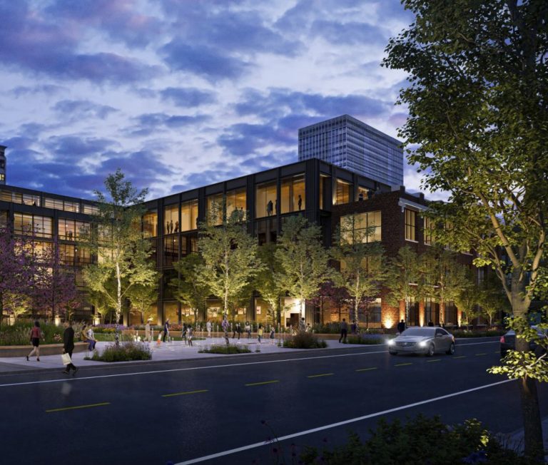 Two-story addition atop 871 N Franklin Street at North Union is ...