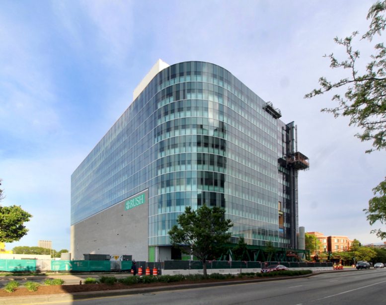 Skybridge Underway at Rush Medical's Joan and Paul Rubschlager Building ...