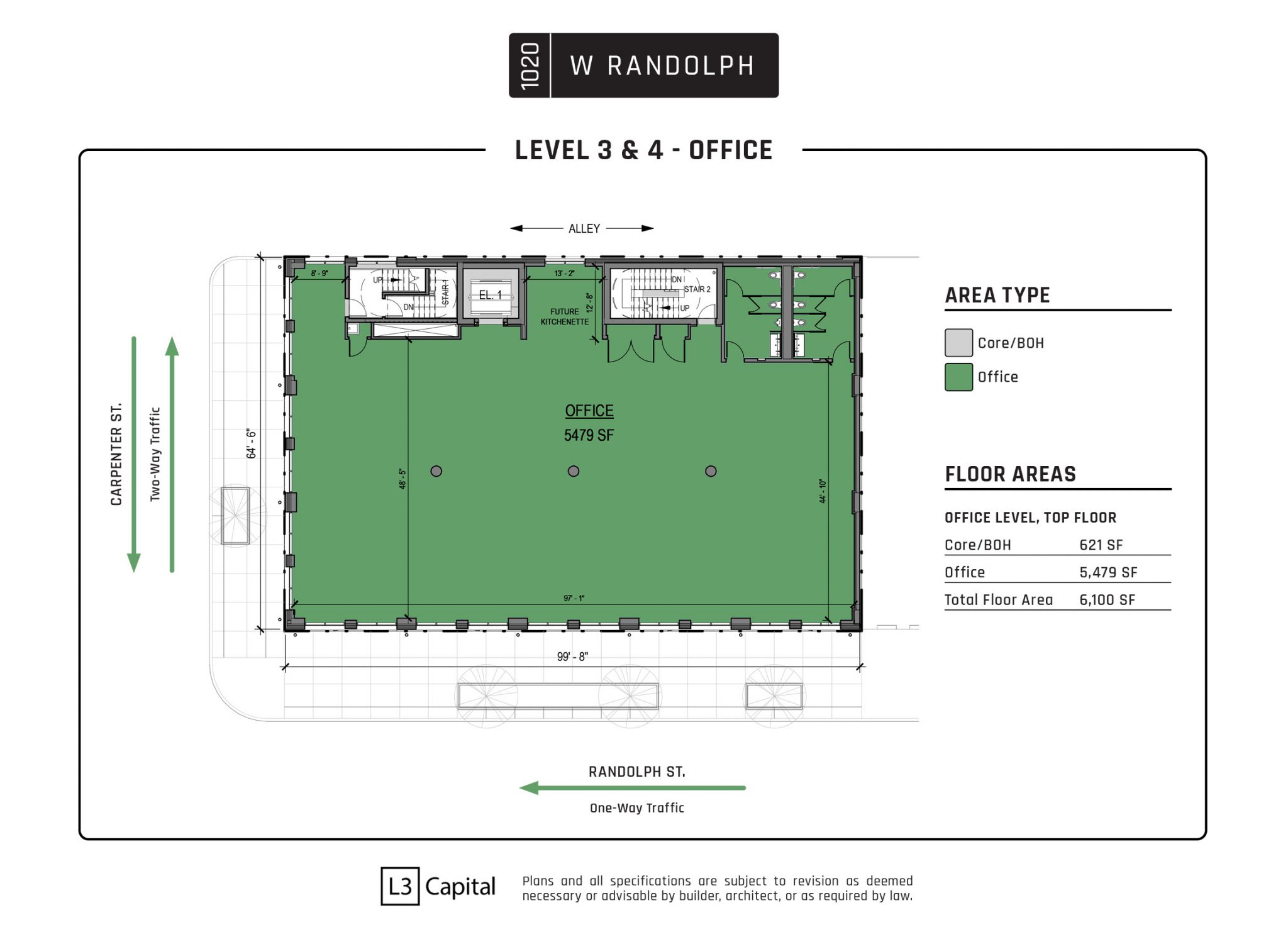 Remaining Exterior Work Completed at 1020 W Randolph Street in Fulton Market - Chicago YIMBY