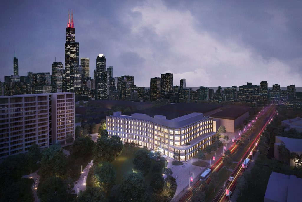 Connecting Atrium Fills Out for UIC's Computer Design Research and ...