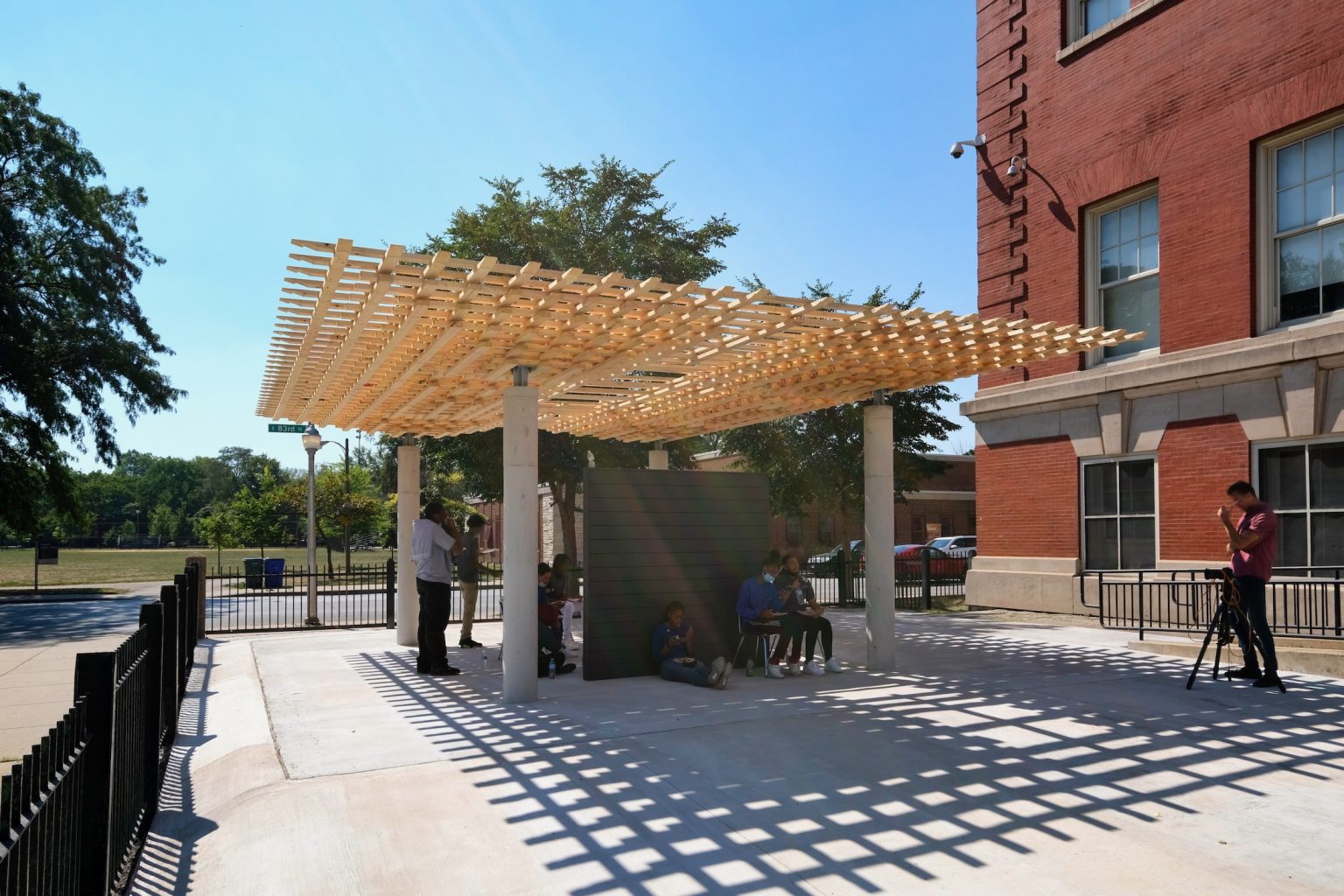 SPLAM Timber Pavilion Prototype Completes at EPIC Academy in South ...