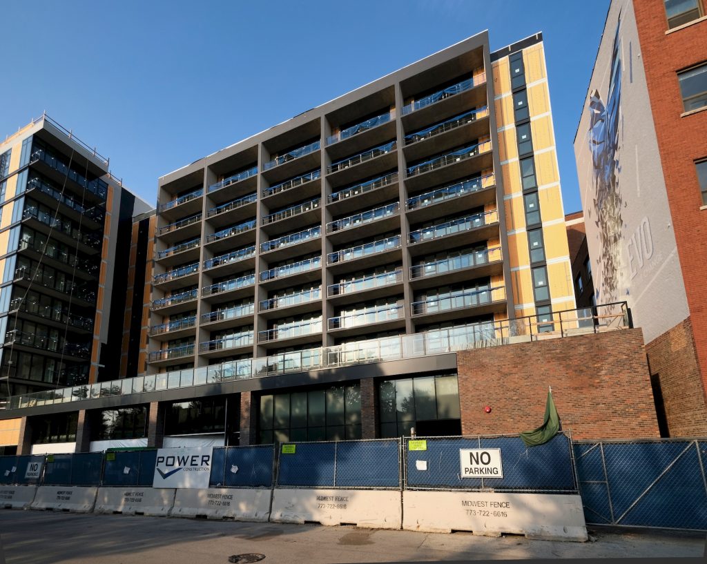 Construction Enters Final Act for West Loop's Evo Union Park - Chicago ...