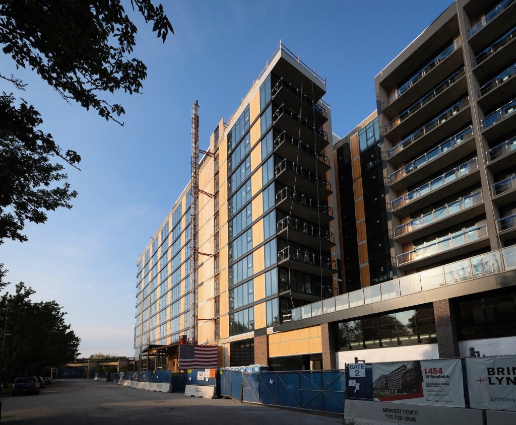 Construction Enters Final Act for West Loop's Evo Union Park - Chicago ...
