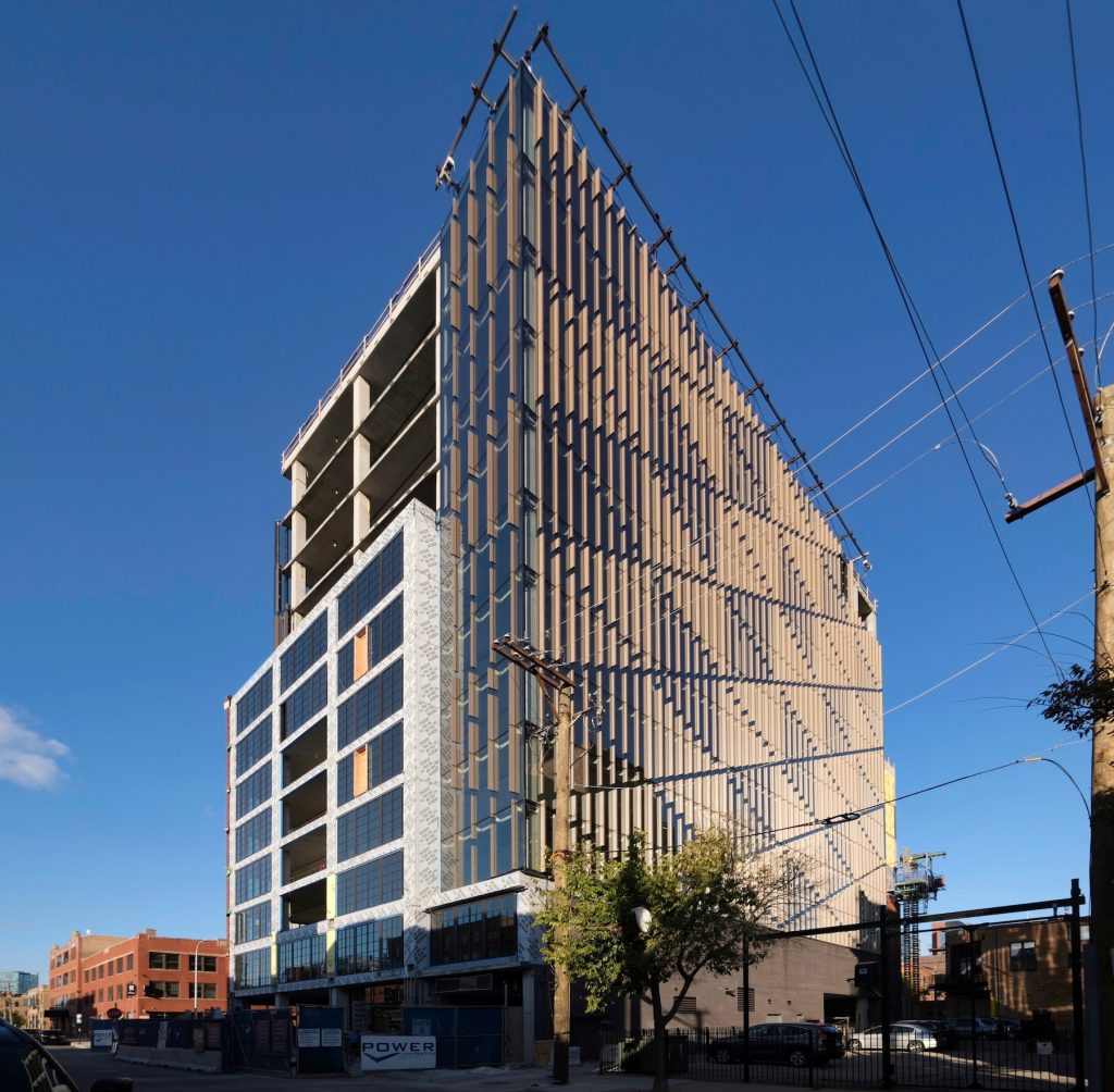 Facade Advances at Fulton Market District's 1045 on Fulton - Chicago YIMBY