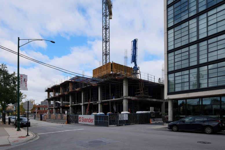 345 N Morgan Street Climbs Past Third Floor in Fulton Market District ...