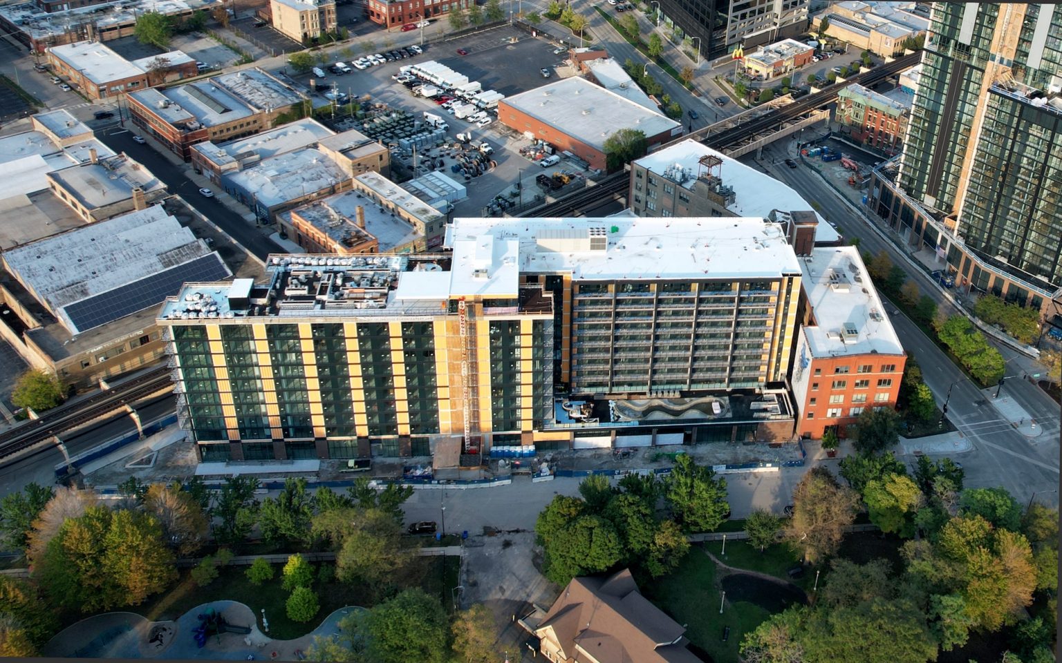 Construction Enters Final Act for West Loop's Evo Union Park - Chicago ...