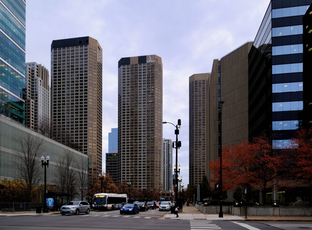 Presidential Towers Go Grayscale at 555 W Madison Street in West Loop ...
