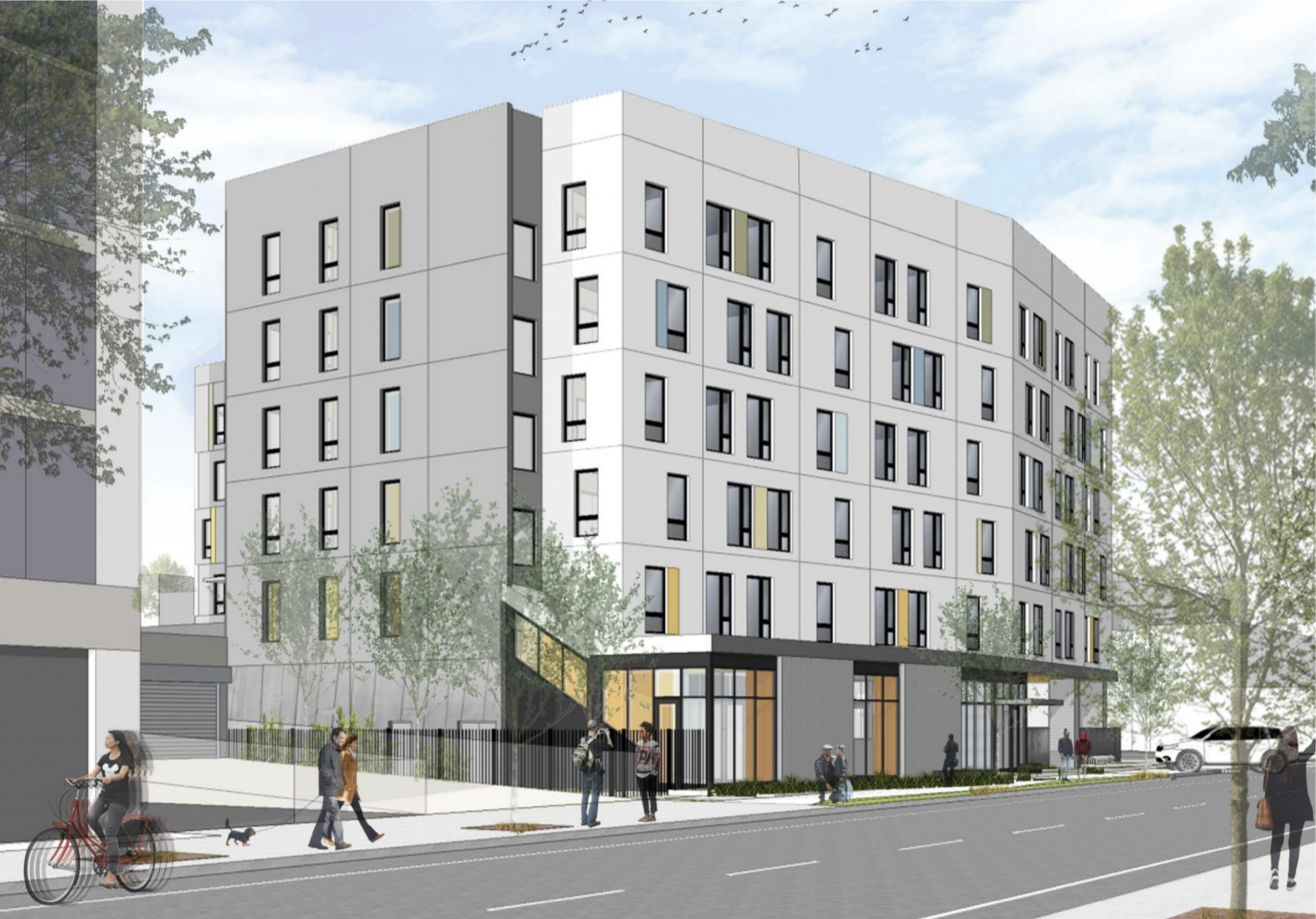 Facade Nears Completion for Affordable Senior Housing at 833 W Wilson ...