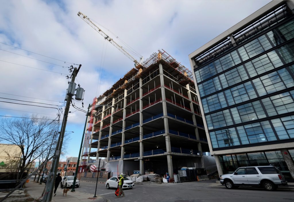 Construction Continues on 345 N Morgan Street, Claiming the 25th Spot ...