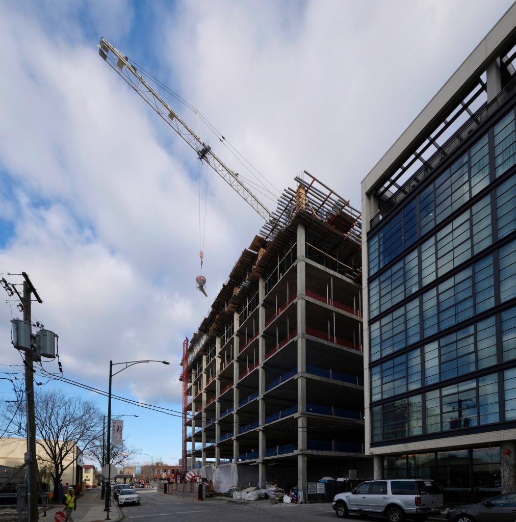Construction Continues on 345 N Morgan Street, Claiming the 25th Spot ...