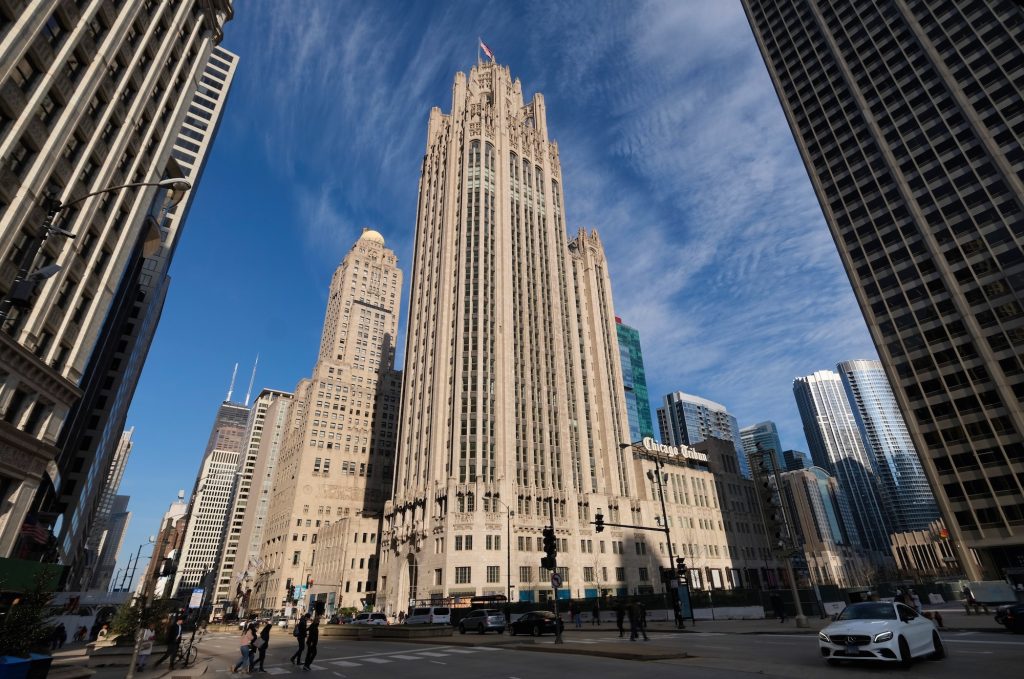 Tribune Tower Renovation Ranks 10th in Year-End Construction Countdown ...
