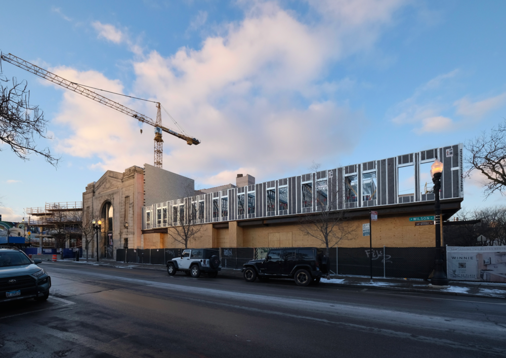 Second-Floor Takes Shape at 4600 N Kenmore Avenue in Uptown - Chicago YIMBY