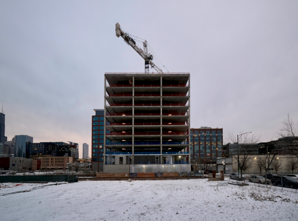 345 N Morgan Street Has Topped Out in Fulton Market District - Chicago ...