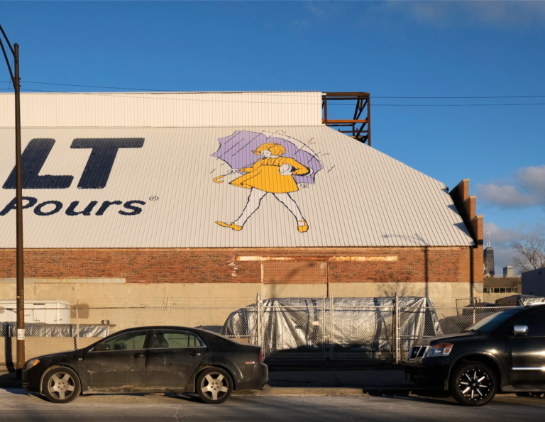 Morton Salt Logo Reappears at Former Factory Grounds in West Town ...