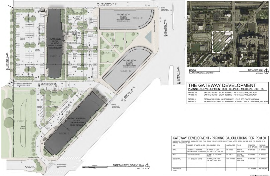 Exterior for Gateway Apartments Progresses in Illinois Medical District ...