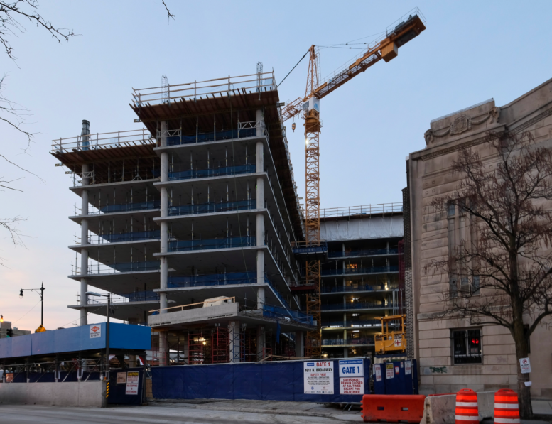 Platform 4611 Nearly Topped Out at 4611 N Broadway in Uptown - Chicago ...