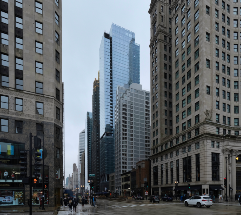 300 N Michigan Skyscraper Nears Completion in The Loop - Chicago YIMBY