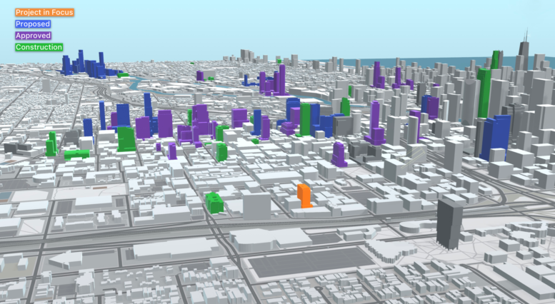 Tower Crane Permit Issued for 1044 W Van Buren Street in West Loop ...