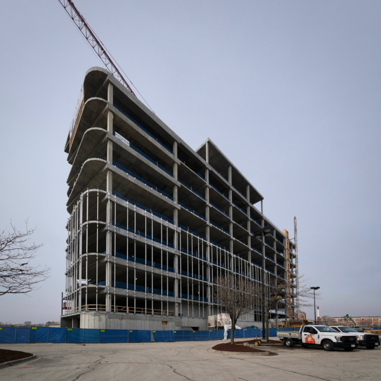 ALLY at 1229 W Concord Place Tops Out at Lincoln Yards - Chicago YIMBY