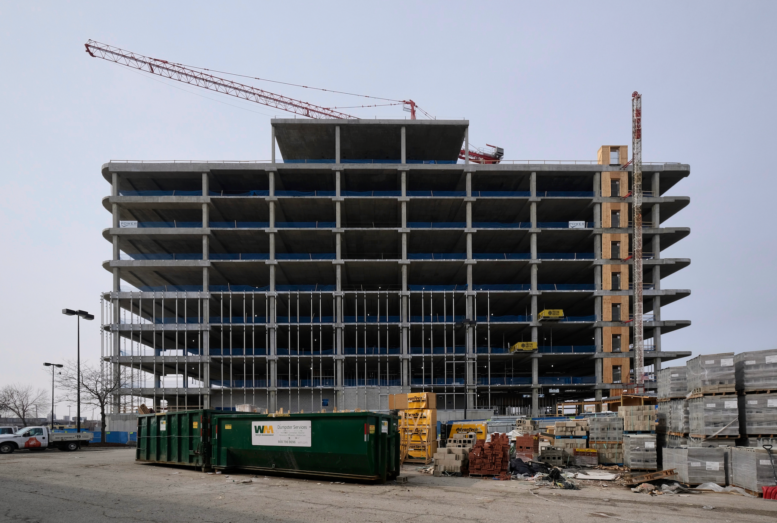 ALLY at 1229 W Concord Place Tops Out at Lincoln Yards - Chicago YIMBY