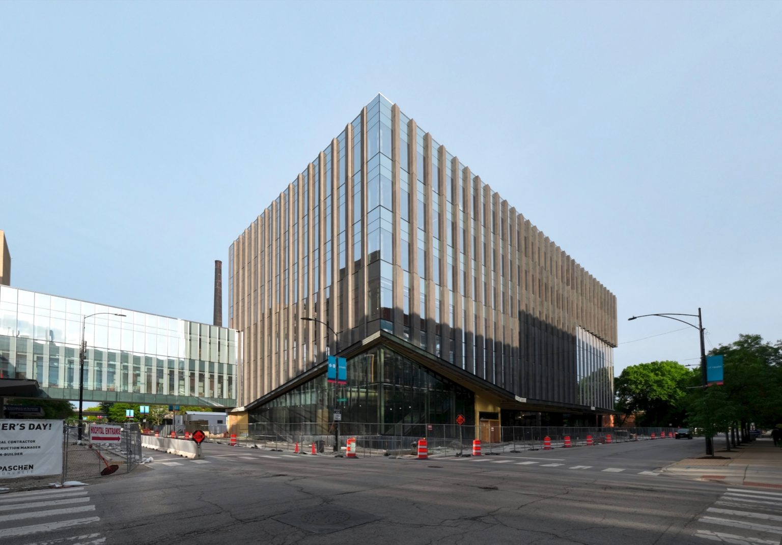 Final Exterior Work Underway for UI Health's Outpatient Surgery Center ...