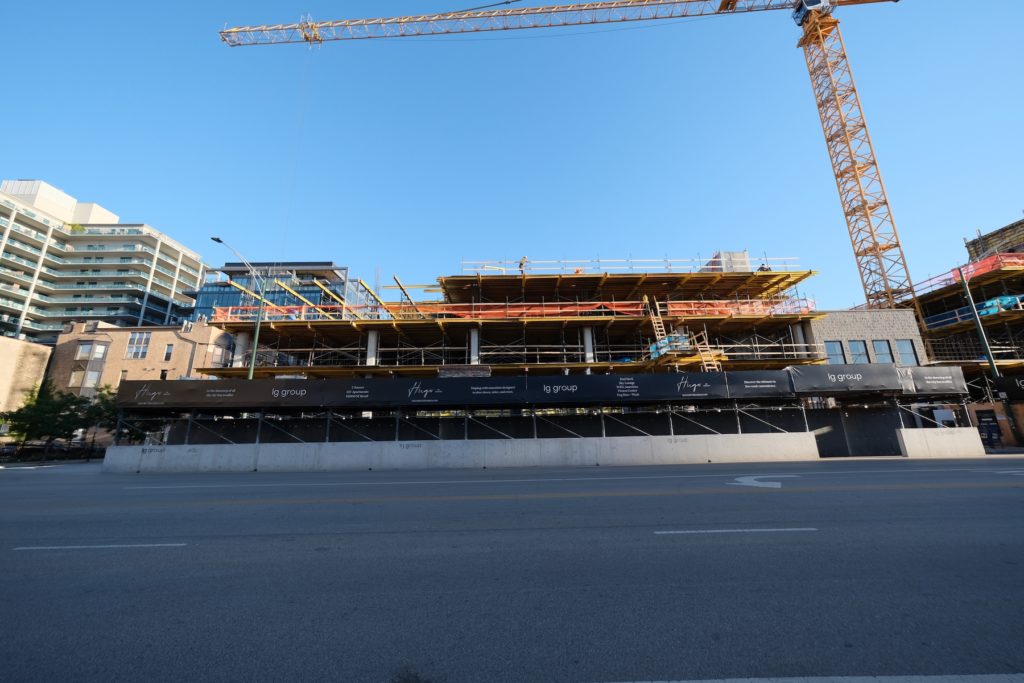 Twin-Building Development "HUGO" Passes Third Floor in River North ...