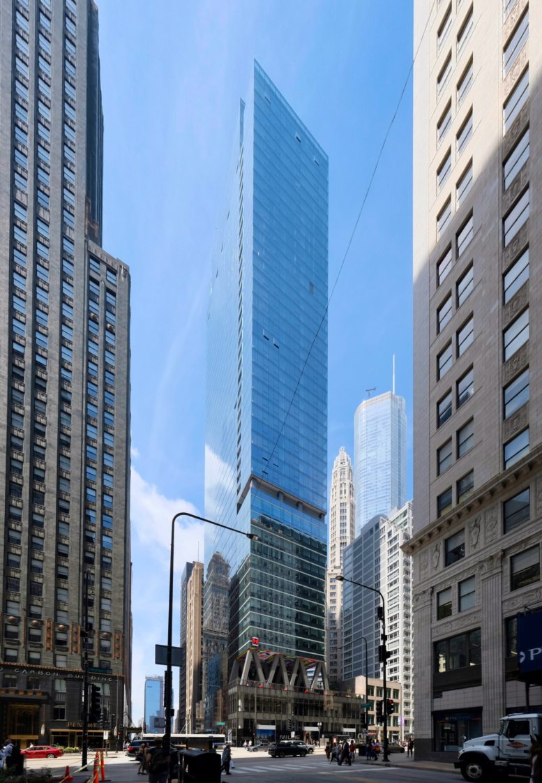 A Final Look at the Completed 300 N Michigan Avenue in The Loop ...