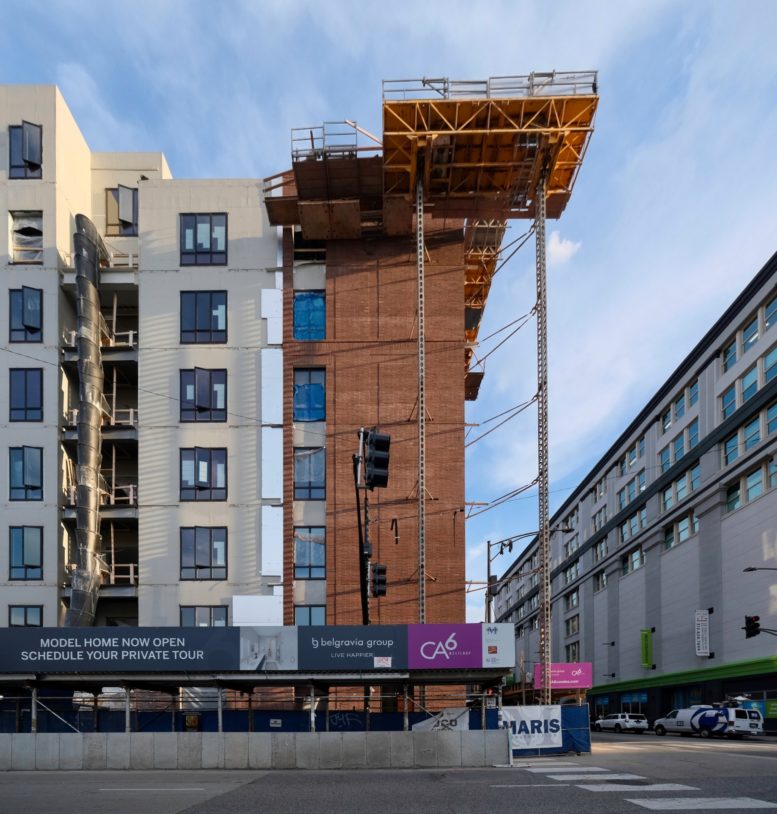 Street Wall Facade Wraps Up at CA6 Condominiums in West Loop - Chicago ...